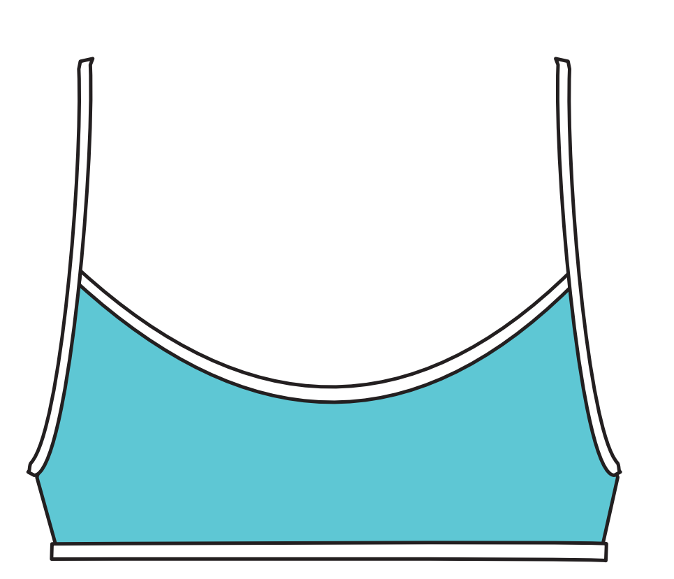 Jolyn Jocelyn Contrast Bikini Top - Huckleberry – Sylvia's Sport & Resort