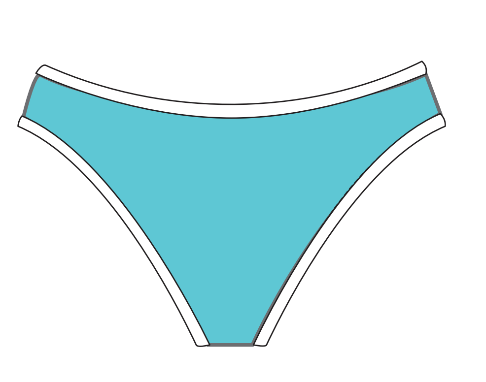 Jolyn Whitney Contrast Bikini Bottom - Huckleberry – Sylvia's Sport ...
